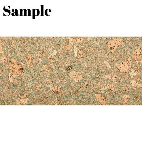 Decorative Cork Wall Tiles - Green Sample | 1 Strip | Cork System ...