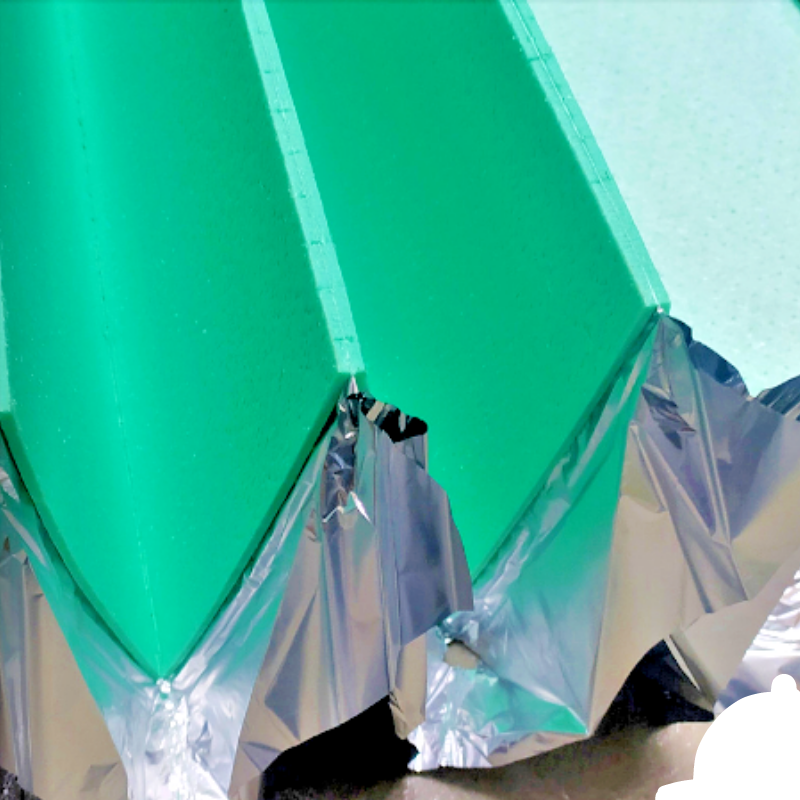 XPS Underlay with Aluminium Membrane | 5mm | 7m² | Cork System – Corksystem