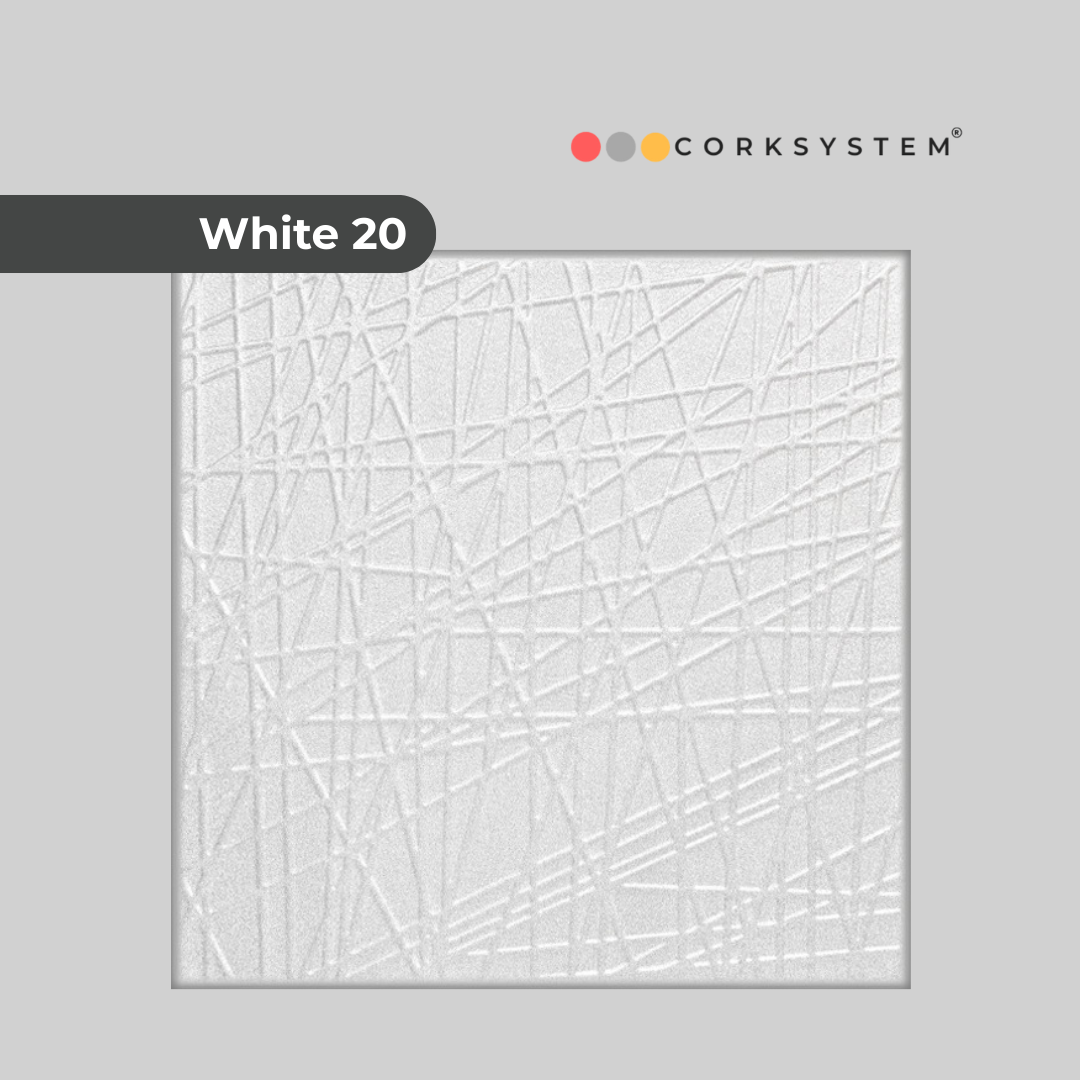 White 20: Decorative Ceiling & Wall Panels - 2m2 (21.52 sqft) - 8 Pane ...